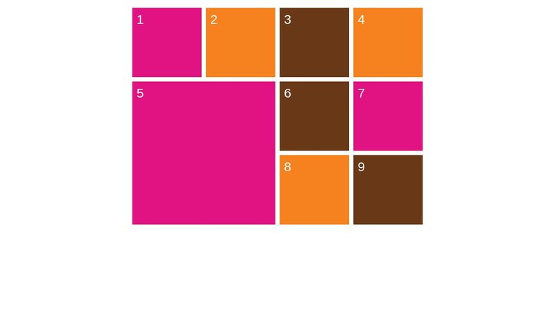 Css Grid Responsive Tiles
