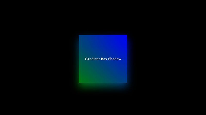 Gradient Box Shadow