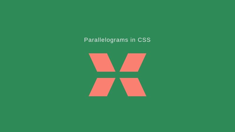 Simple Parallelogram In CSS