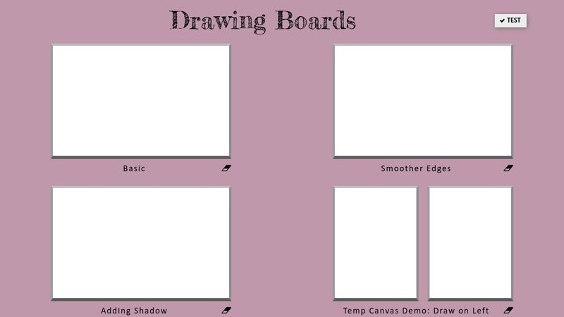 Canvas Drawing Boards (chrome)