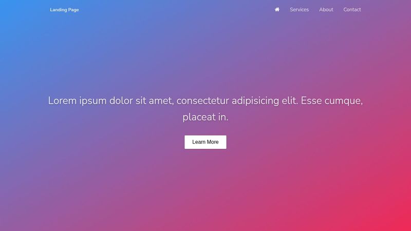CodePen - Landing Page