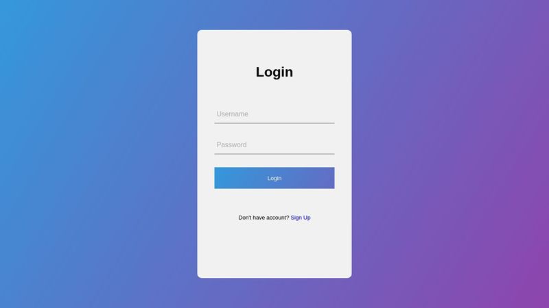 Beautiful Login Page