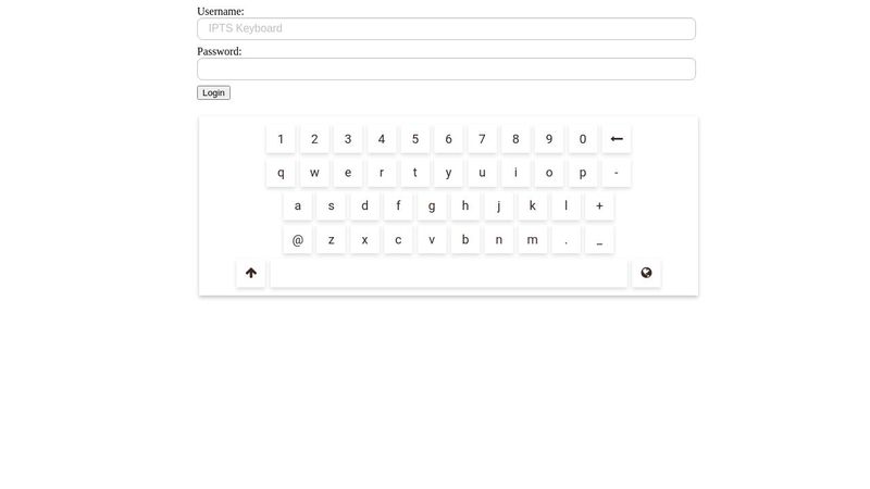 IPTS Keyboard