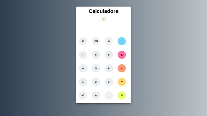 Calculadora Html, Js, Css