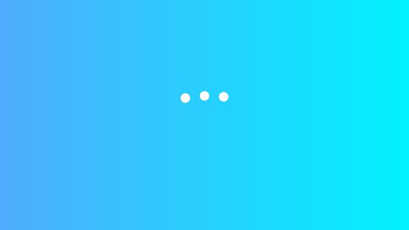 Three dots loading animation using only one HTML node
