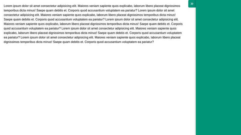 Popout Side Panel With Html Css And Javascript