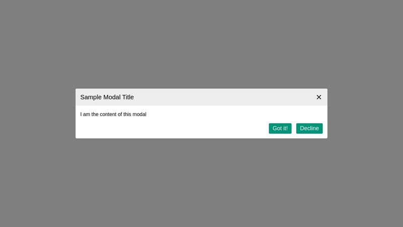 Modal Window Using Html Css And Javascript