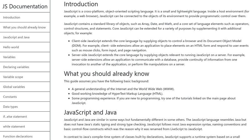 Technical Document Page