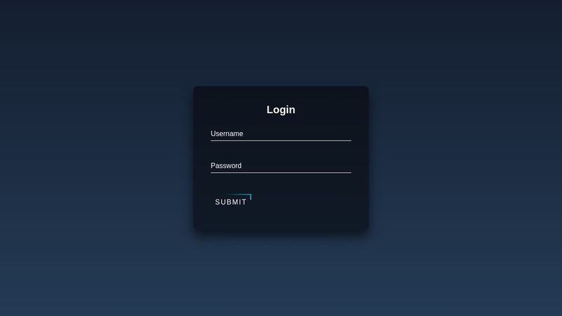 Login Form With Neon Button and Floating Label -Dev CSS( from ...