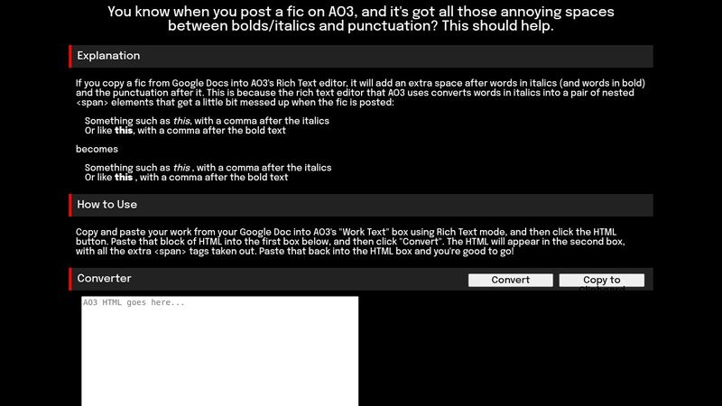 AO3 Bold/Italics Fixer