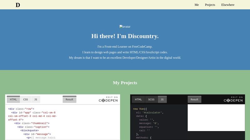 My Portfolio Webpage