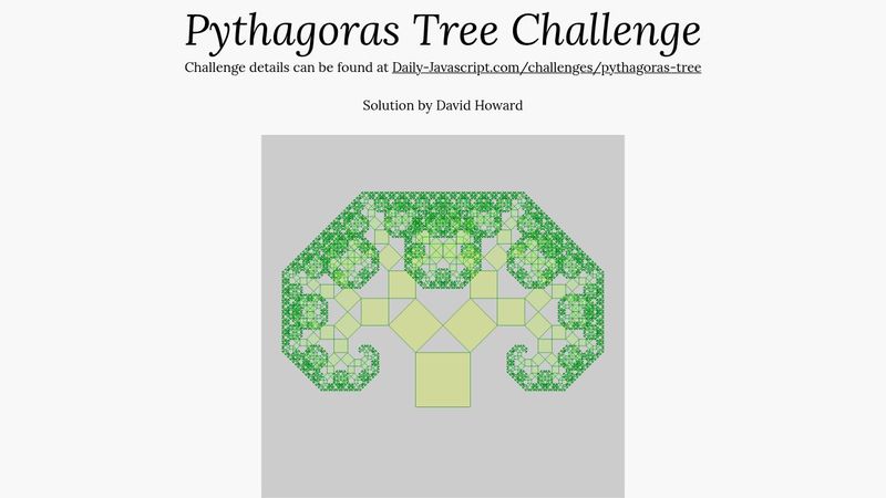 Pythagoras Tree Template