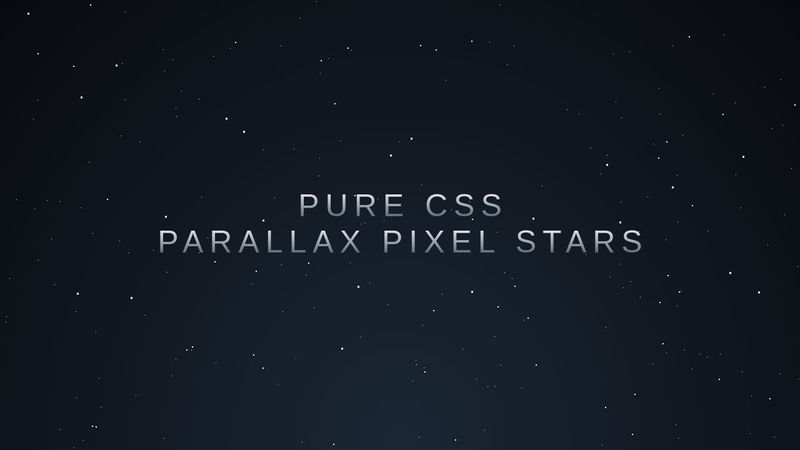 stars parallax effect