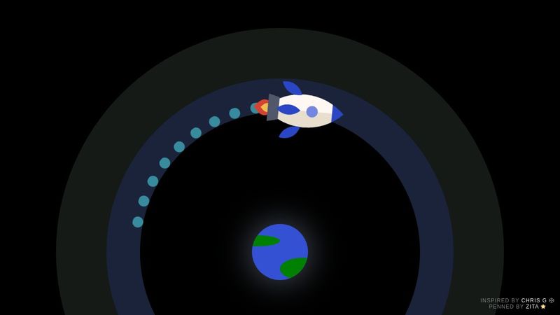 Space orbit | Pure CSS