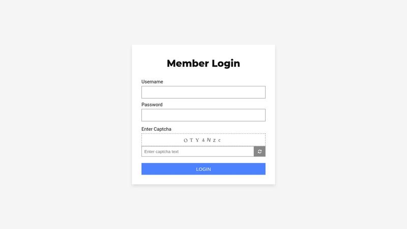 CodePen - Login Form with Captcha
