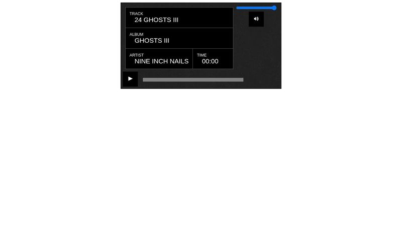 Simple HTML5 Audio Player In Pure JS & CSS