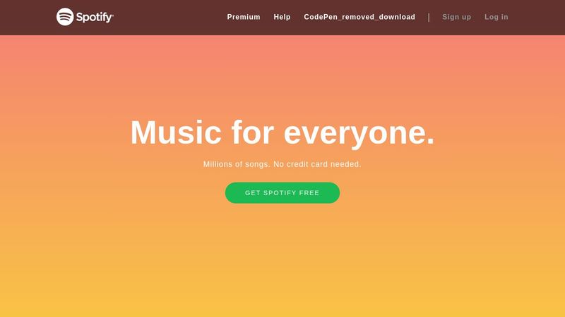 Spotify_home-page