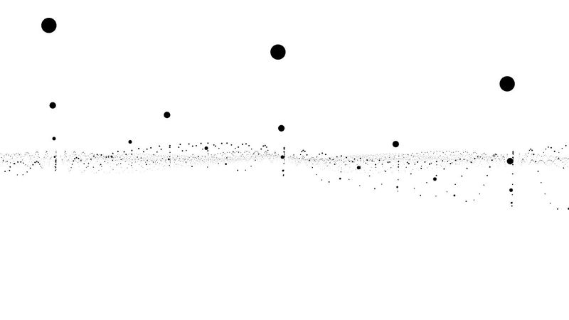 three.js canvas - particles - waves