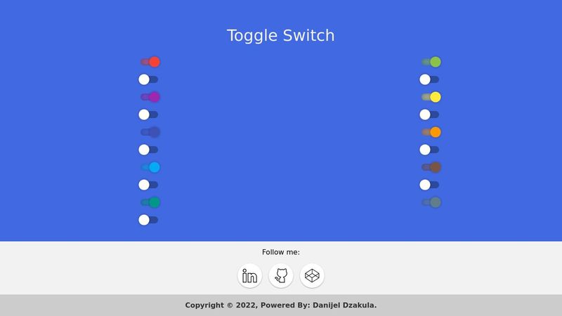 Material Design Toggle Switch