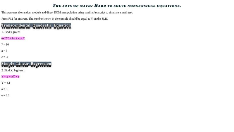 math-exercises