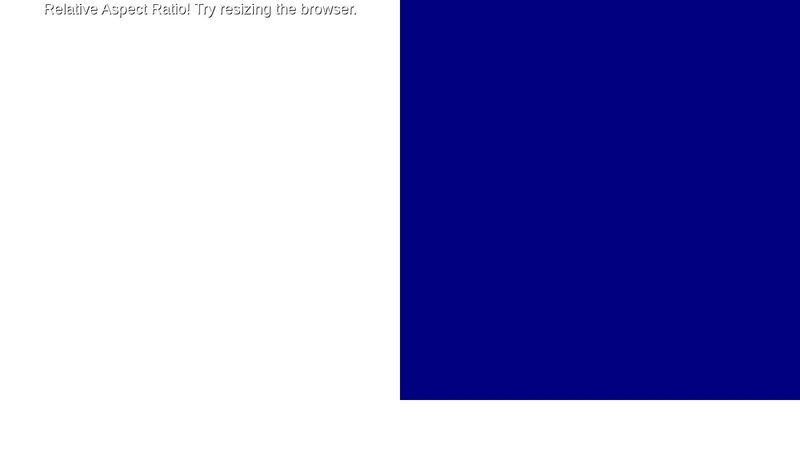 Relative Aspect Ratio CSS relative-aspect-ratio-css