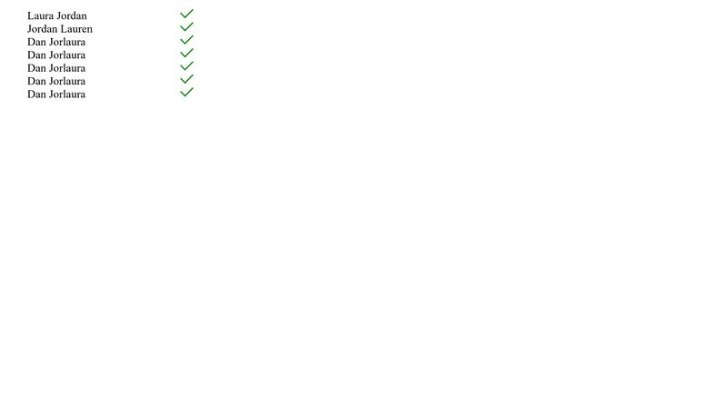 CSS Icons Tick Cross css-icons-tick-cross