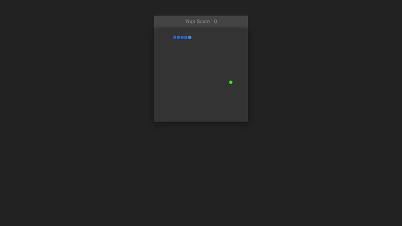 Snake Game HTML JQuery Snake Game HTML JQuery