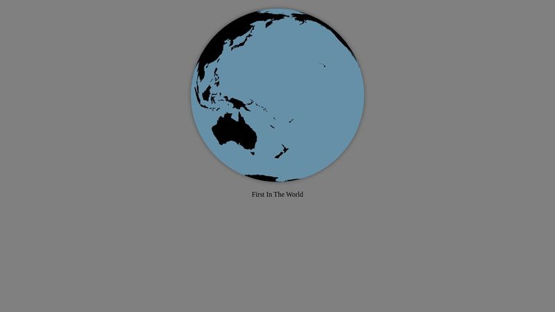 Rotating globe with SVG and D3.js