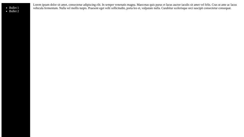 CSS Full Height CSS Full Height