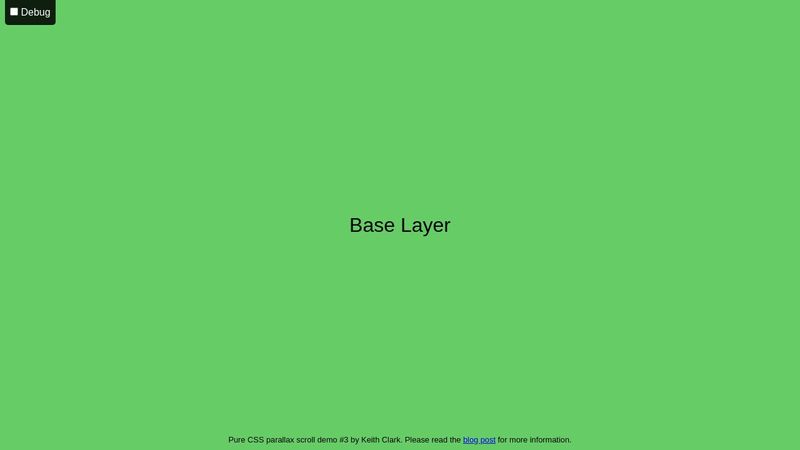 Pure CSS parallax scroll demo #3 by Keith Clark