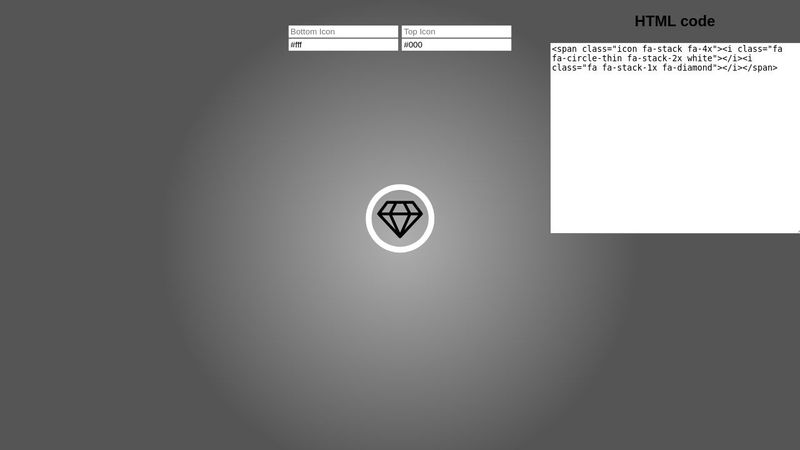 CodePen Stacked Font Awesome Generator codepen-stacked-font-awesome-generator