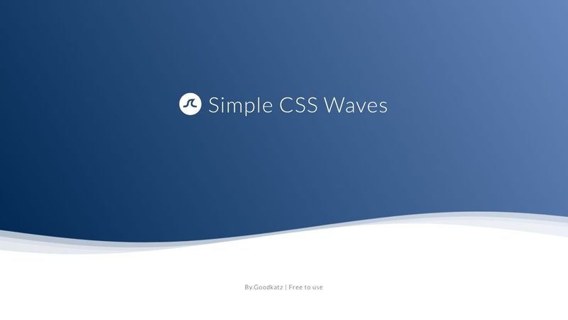 Simple CSS Waves | Mobile & Full width