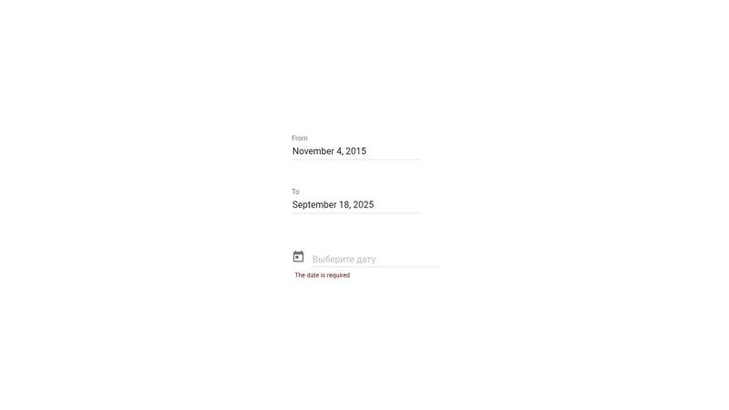 Angular Material Datepicker Disable Year Selection