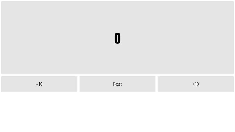 Increment and Decrement Buttons