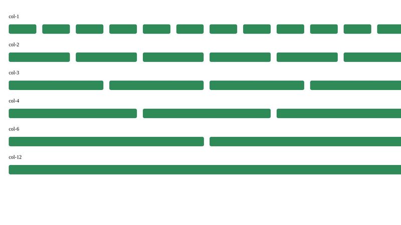 12 column grid example w/ .less