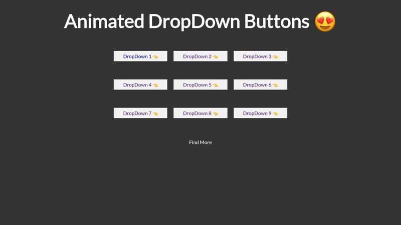 CSS Drop-Down Buttons | Animated Drop-Down Buttons