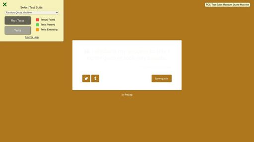 Front End Development Libraries Projects Build A Random Quote Machine Page 2 Javascript