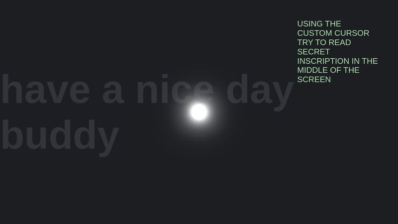 Javascript custom cursor