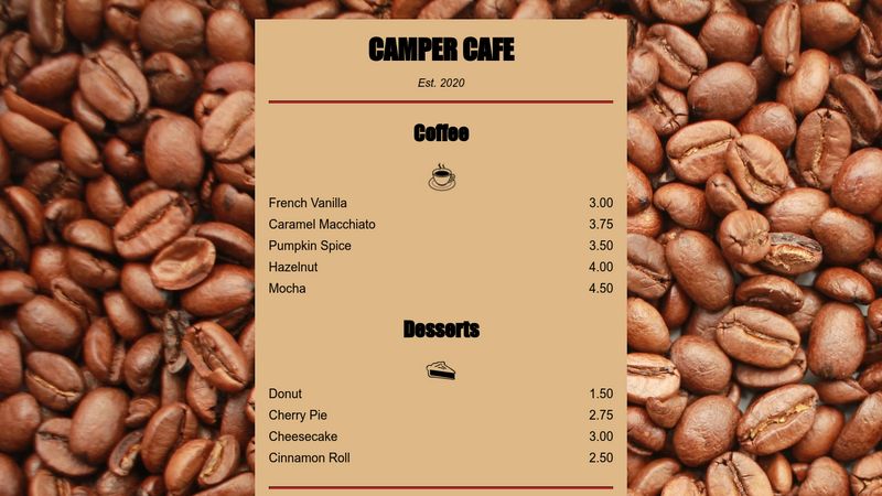 Free Code Camp Cafe Menu Full Final Code free-code-camp-cafe-menu-full-final-code