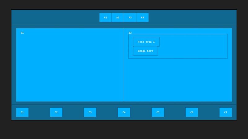 FLA - 2 Stacked Columns Layout
