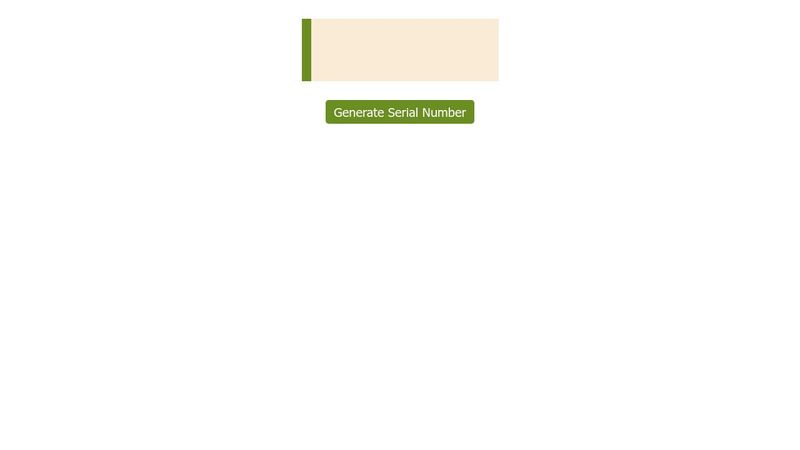 Generate Random Serial Number generate-random-serial-number