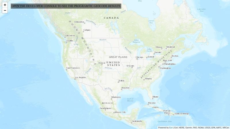 Esri Leaflet Geocoder Programmatic Example And Get 1 Result esri-leaflet-geocoder-programmatic-example-and-get-1-result