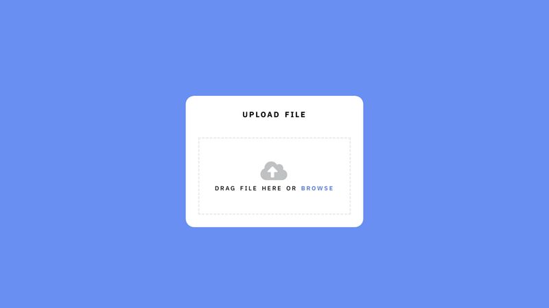 React Upload File Demo react-upload-file-demo