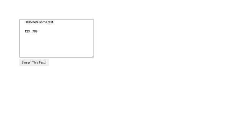 How To Insert Text Into The Textarea At The Current Cursor Position how-to-insert-text-into-the-textarea-at-the-current-cursor-position
