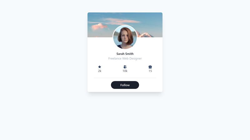 User Card - Tailwind CSS