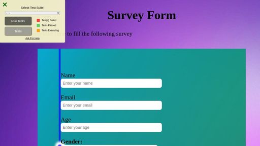 Survey Form --any feedback - Code Feedback - The freeCodeCamp Forum