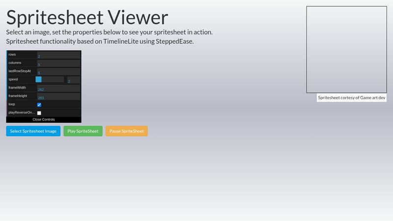 Spritesheet Viewer