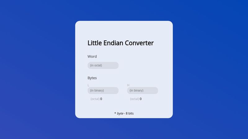 Little Endian Converter