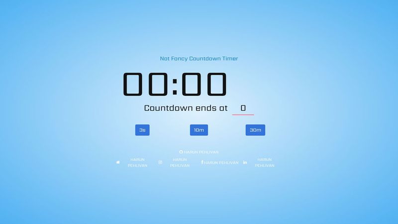 Not Fancy Countdown Timer Vue 7117