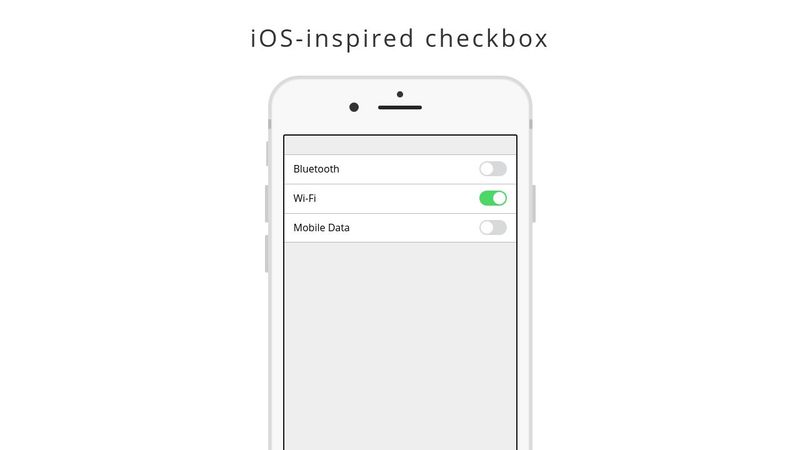iOS-inspired checkbox | CSS only